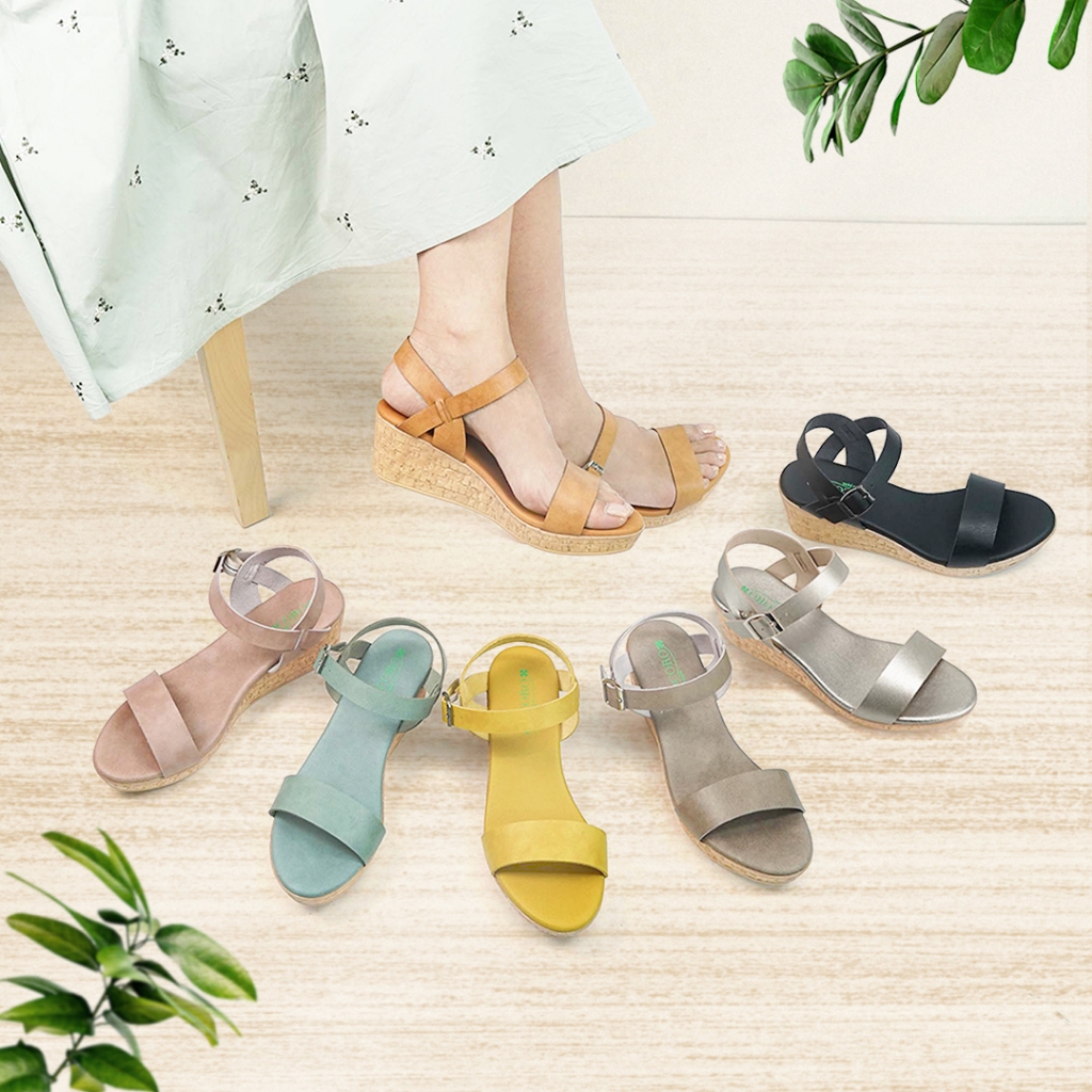 [COCORO Japanese Shoes Store] COCORO 2030 Ankle Strap Sandal | Shopee ...
