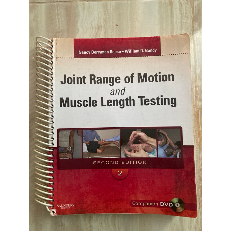 (SHIP WITHIN 24 HOURS) JOINT RANGE OF MOTION AND MUSCLE LENGTH TESTING ...
