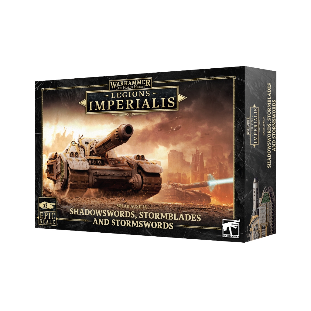 Warhammer 30K Legions Imperialis Solar Auxilia Shadowsword, Stormblade ...