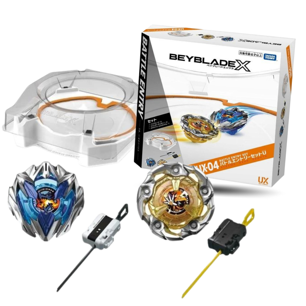 [BEYFAN] UX-04 Battle Entry Set U | Takara Tomy Beyblade X Unique Line Releases | Shopee Malaysia