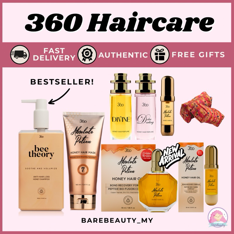 [READYSTOCK] 360 Haircare Bee Theory Anti Hair Loss Shampoo 300ml ...