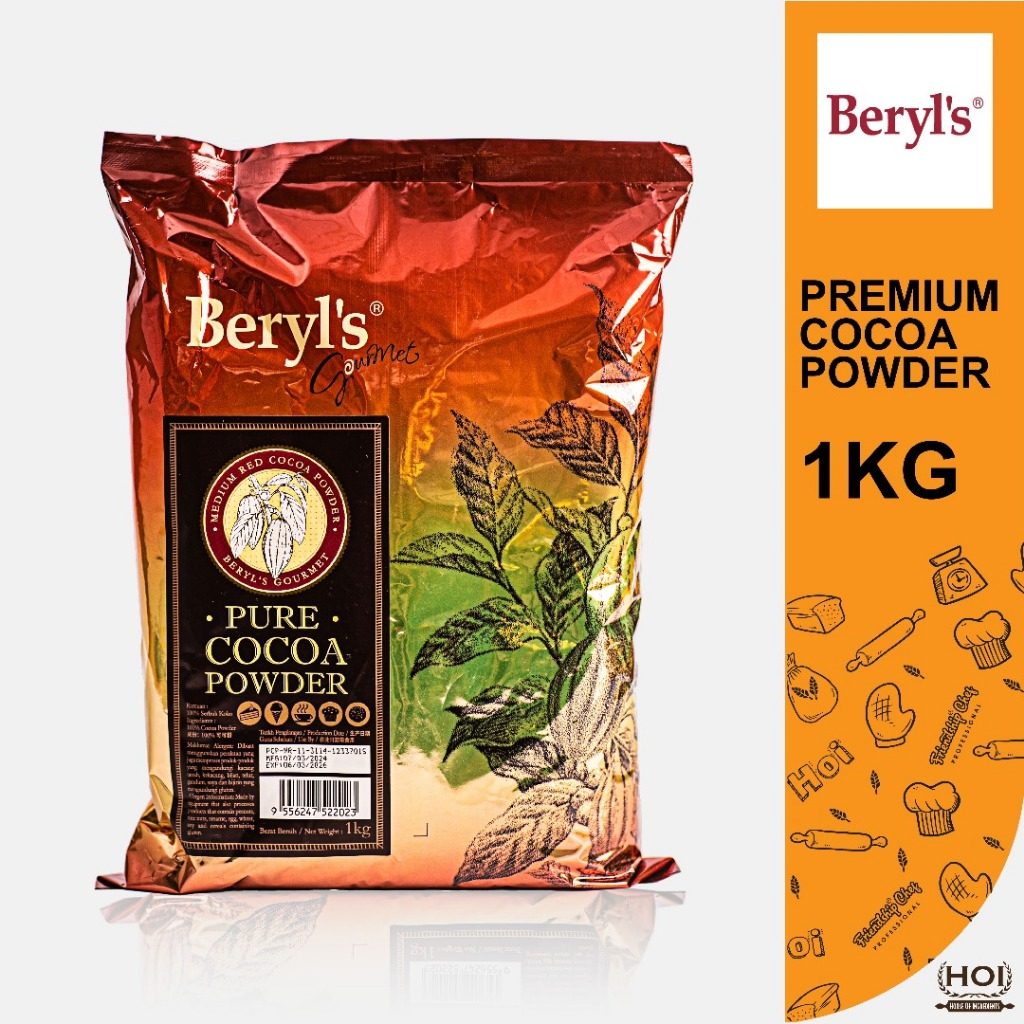 Serbuk Koko (Beryl's Premium) 1KG | Gourmet Premium Cocoa Powder 1Kg ...