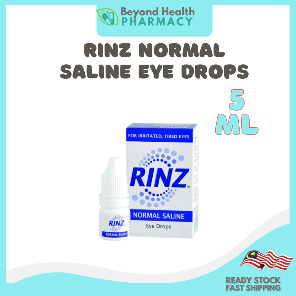RINZ NORMAL SALINE EYE DROPS 5ML | Shopee Malaysia