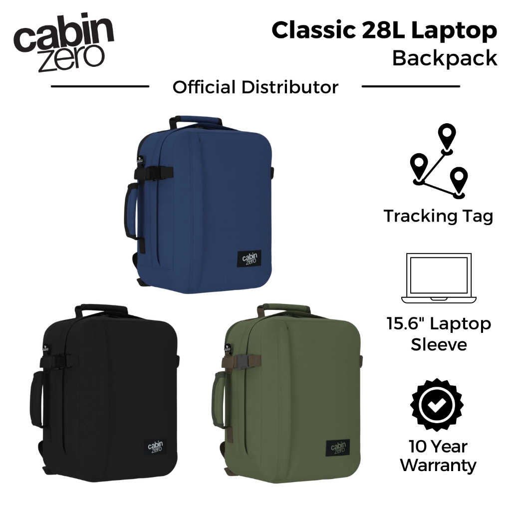 Cabinzero Classic 28L Backpack Laptop | Shopee Malaysia