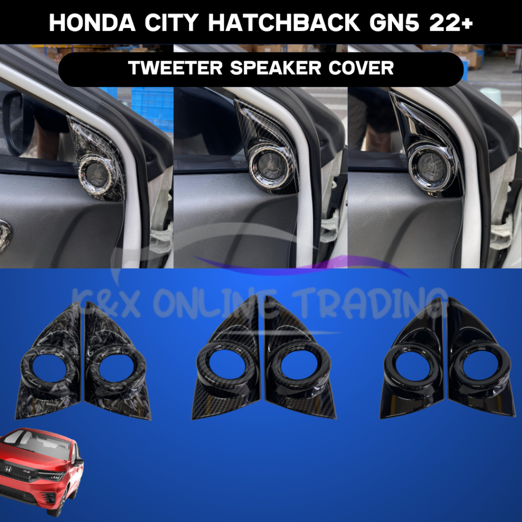 Honda City Gn2/Hatch Back 2020-2024+ Carbon Fiber Trim&Glossy Black ...