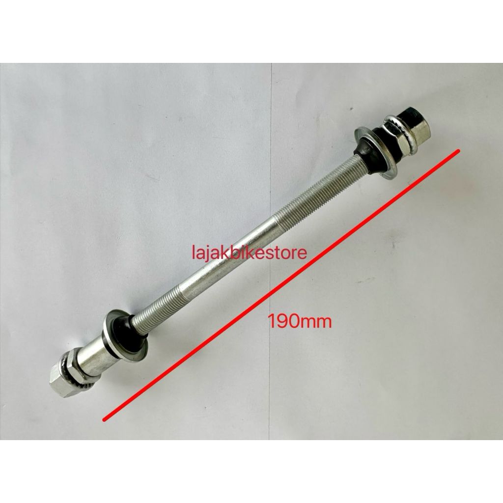 Bicycle Wheel Hub Axle Spindle Rear Shaft / Basikal Belakang Shaft ...