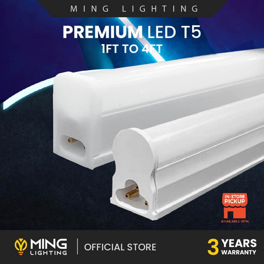 LED T5 Tube Light Premium Wall Ceiling Strip Lighting Decoration Lampu ...