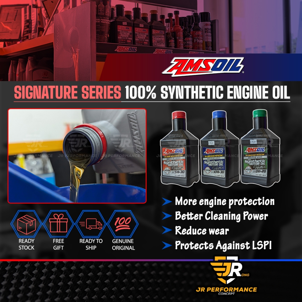 Amsoil Signature Series Fully Synthetic Engine Oil Lubricant 5W30 5W40 ...