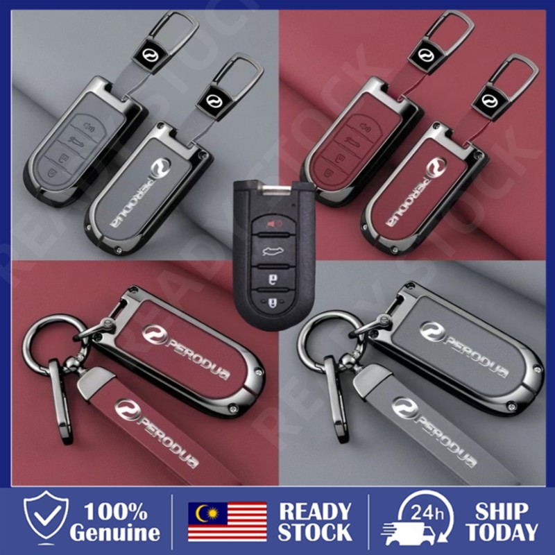 Perodua Bezza / MYVI / Aruz Keyless Remote Car Key Alloy Cover Case ...