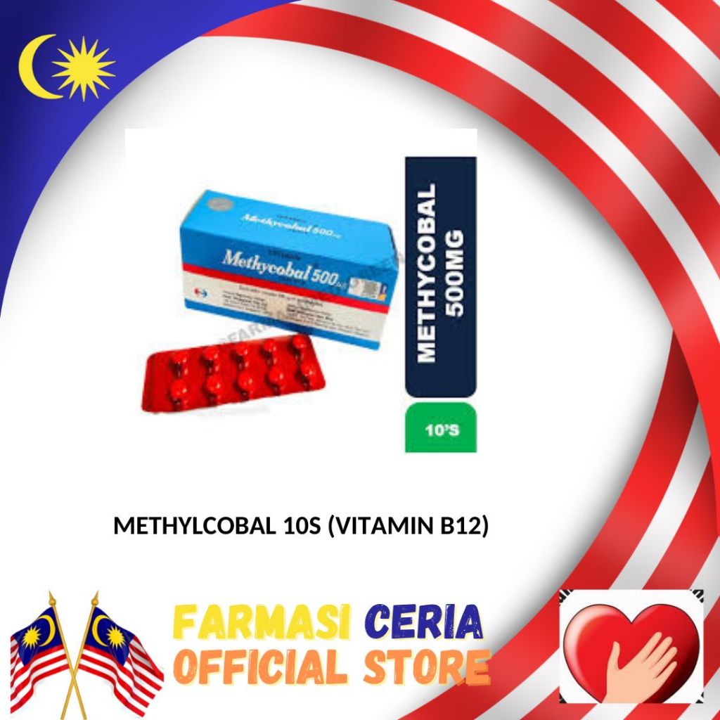 Methycobal 500mcg (Red Strips) Tablet 10s [Nerve supplement / Vitamin ...