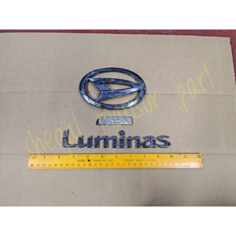REAR BONET EMBLEM DAIHATSU BOON LUMINAS USED ORIGINAL🇯🇵 | Shopee Malaysia