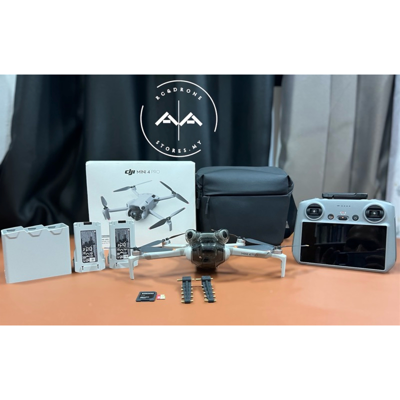 Dji mini 4 pro fmc plus (rc2) 4k 48MP 20km camera drone | Shopee Malaysia