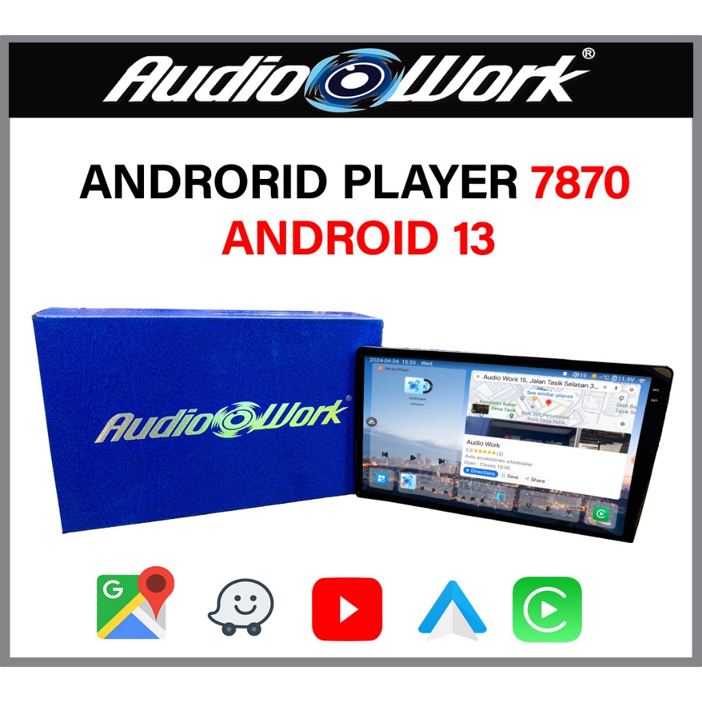 AudioWork Car Android Player 9 Inch And 10 Inch Android 2K Resolution ...