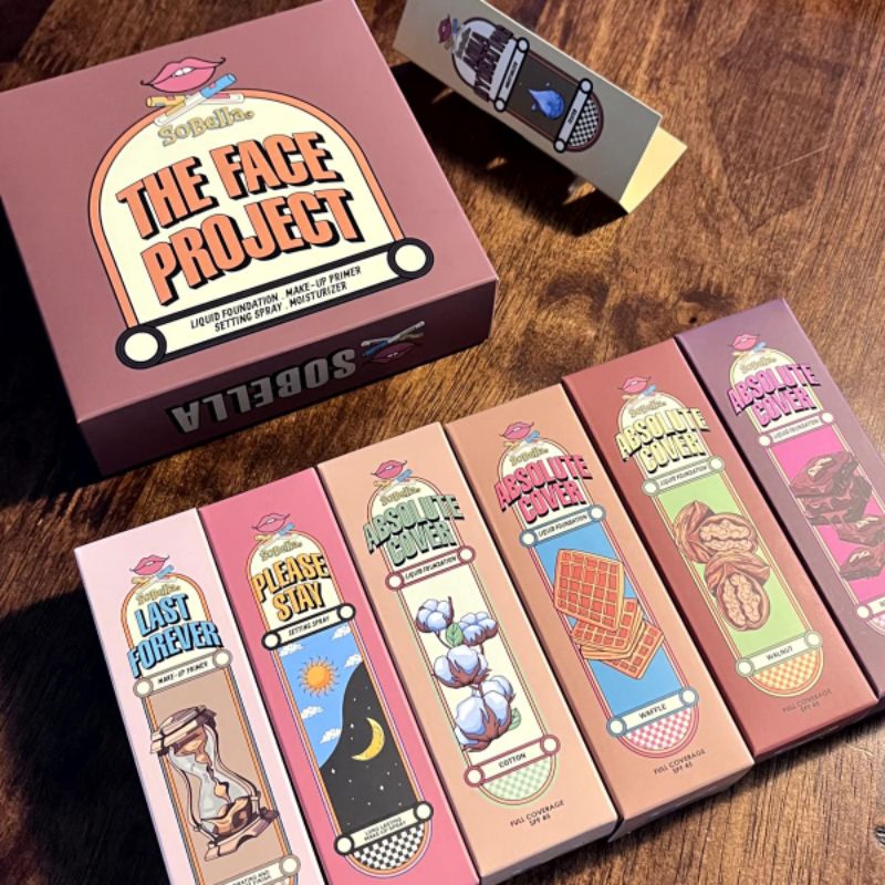 FOUNDATION SOBELLA🔥NEW🌹THE FACE PROJECT🌹 | Shopee Malaysia