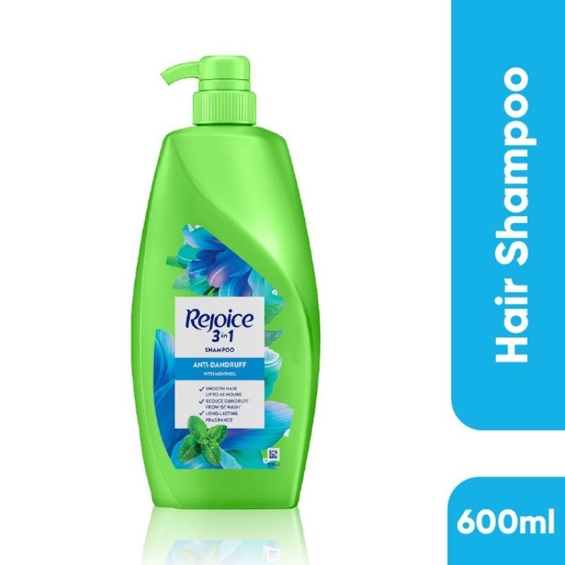Rejoice [shampoo-Anti Dandruff 3in1, rich soft smooth,Frizz repair] 600ml | Shopee Malaysia