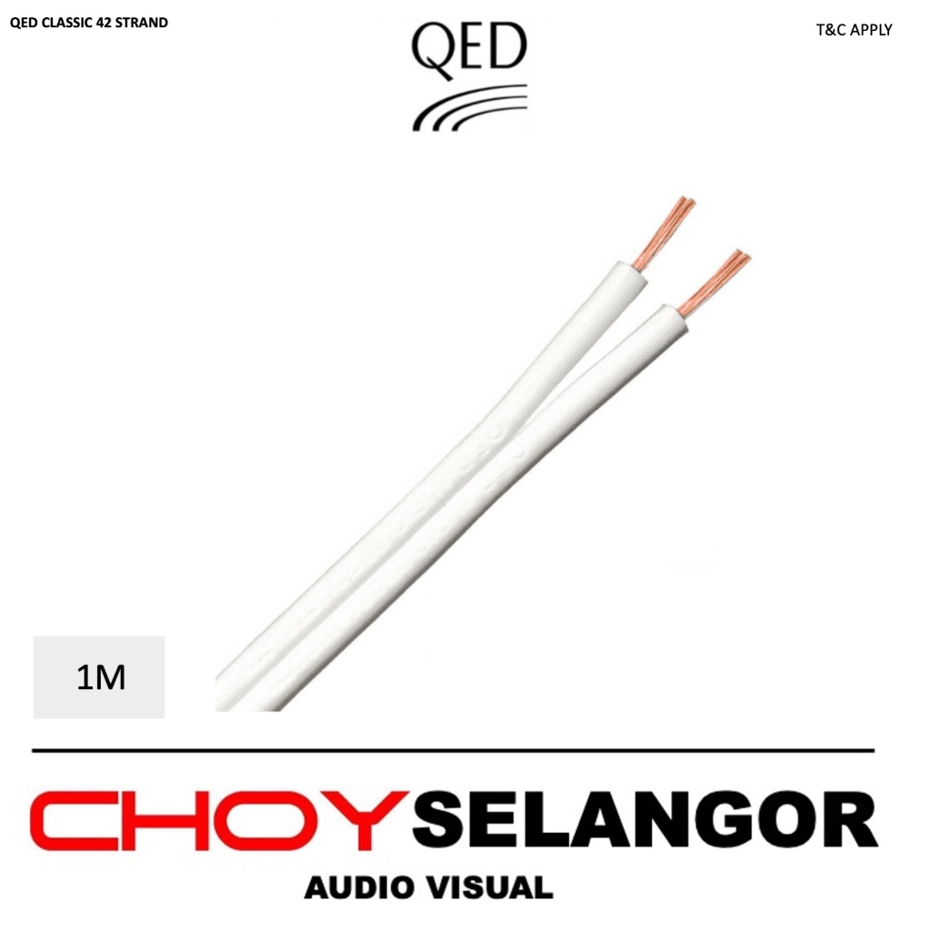 QED Classic 42 Strand Speaker Cable Loose (MADE IN UK) | Shopee Malaysia