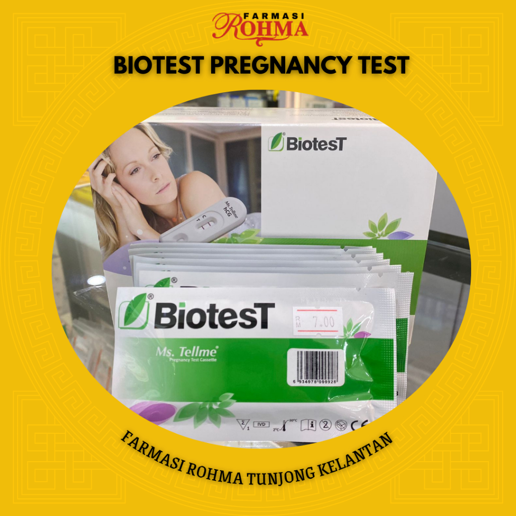 [🔥FARMASI ROHMA🔥] BIOTEST PREGNANCY TEST | Shopee Malaysia