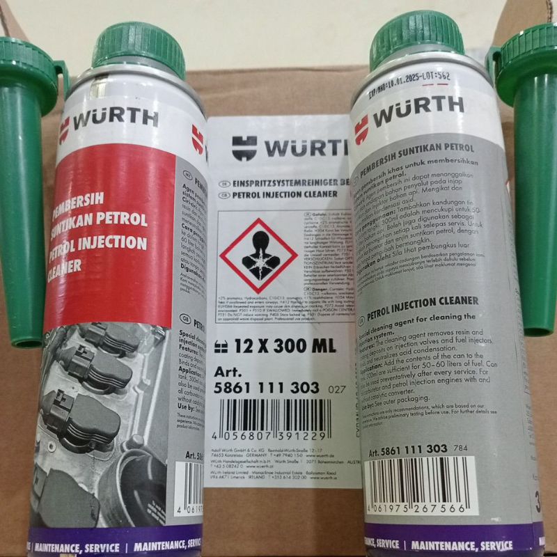 WURTH Petrol Injection Cleaner (300Ml) | Shopee Malaysia