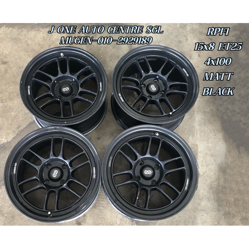 USED RIM RPF1 15 INCH FOR MYVI ALZA SAGA BLM WIRA VIOS YARIS JAZZ CITY ...