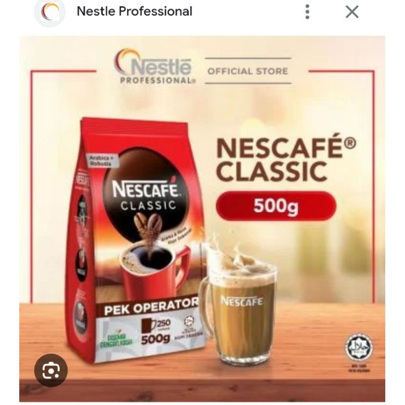 NESCAFE CLASSIC REFILL PACK 500g | Shopee Malaysia