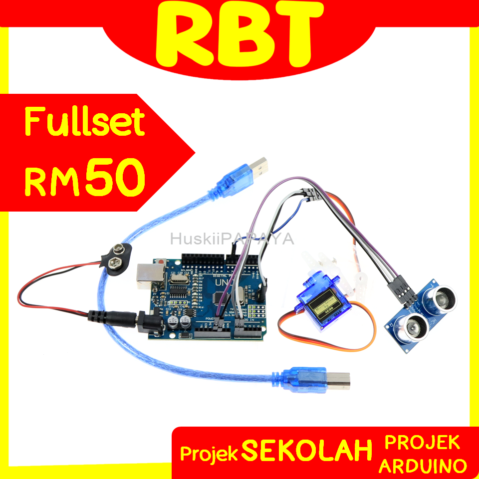 RBT Tong Sampah Automatik Automatic Dustbin kit for STEM and RBT ...