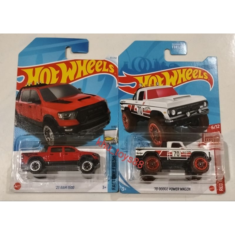 HOT WHEELS RED EDITION COMBO / DODGE WAGON & RAM | Shopee Malaysia