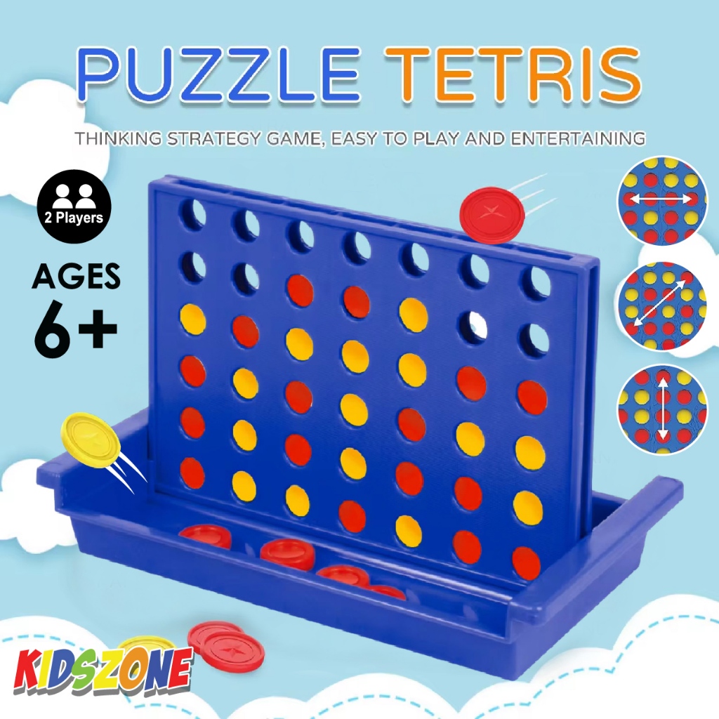 BINGO 4 IN A LINE Family Board Games Strategic Game Connect Four Row ...