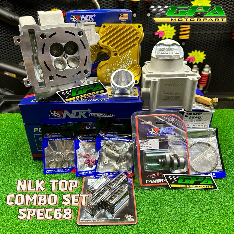 NLK PERFORMANCE TOP COMBO SET SPEC68 CNC 23/26MM CNC VPRO BLOCK 68+3MM | Shopee Malaysia