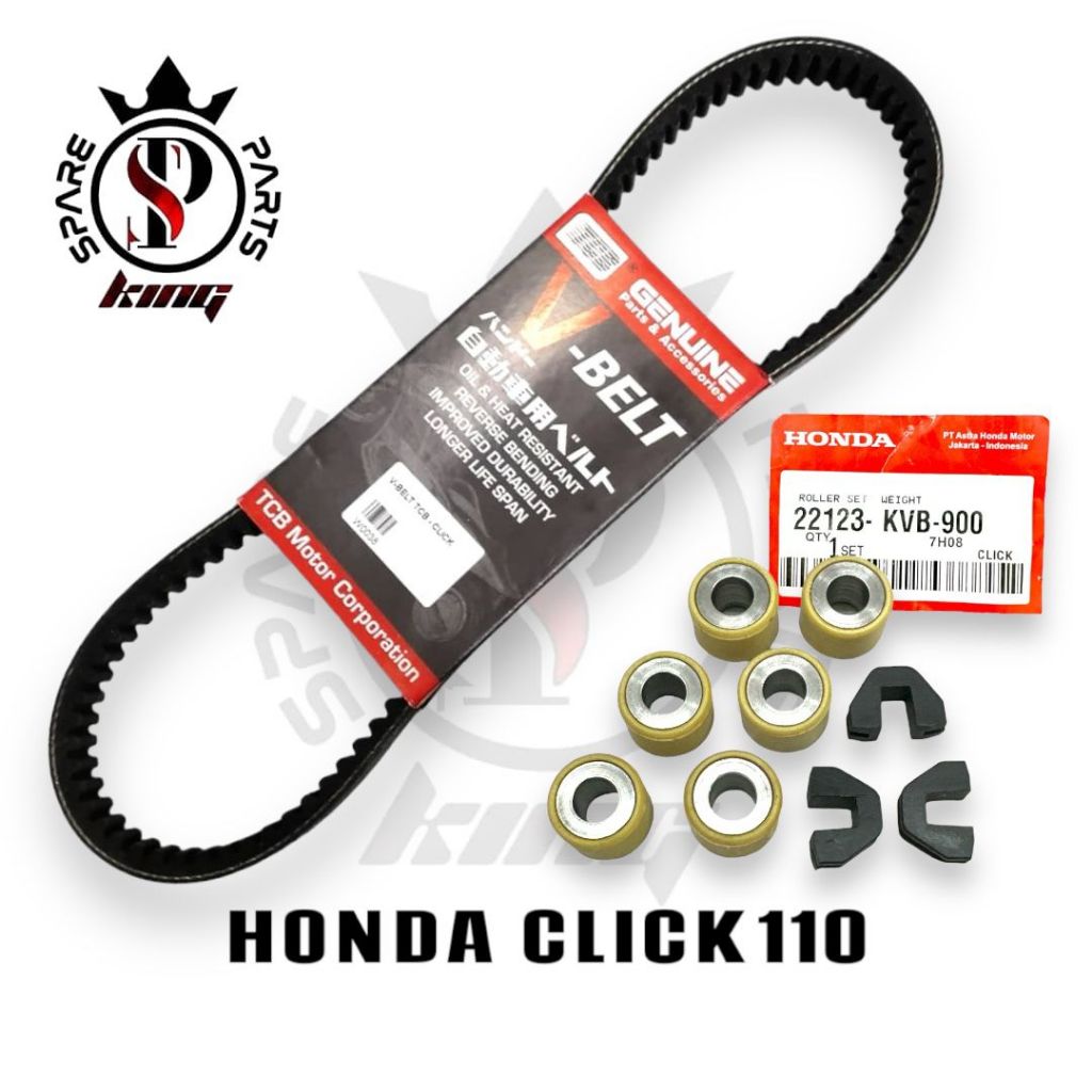 HONDA CLICK110 CLICK V BELT TIMING BELT WITH DRIVE ROLLER SET DRIVE ...