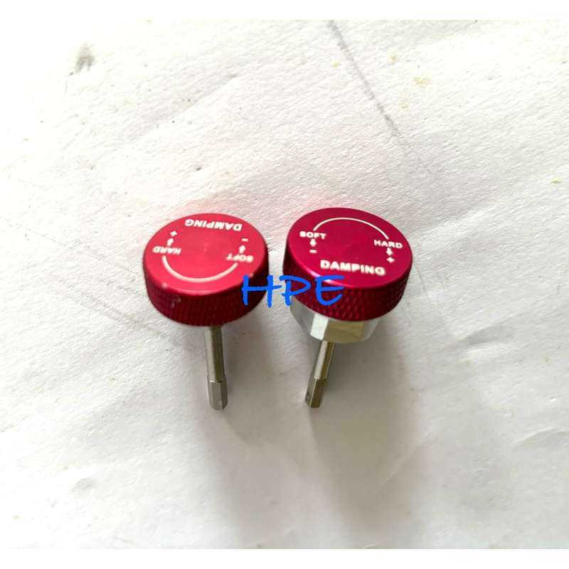 BUTTON ADJUST SOFT & HARD ABSORBER ADJUSTABLE GAB BC RACING BLIZT AR ...