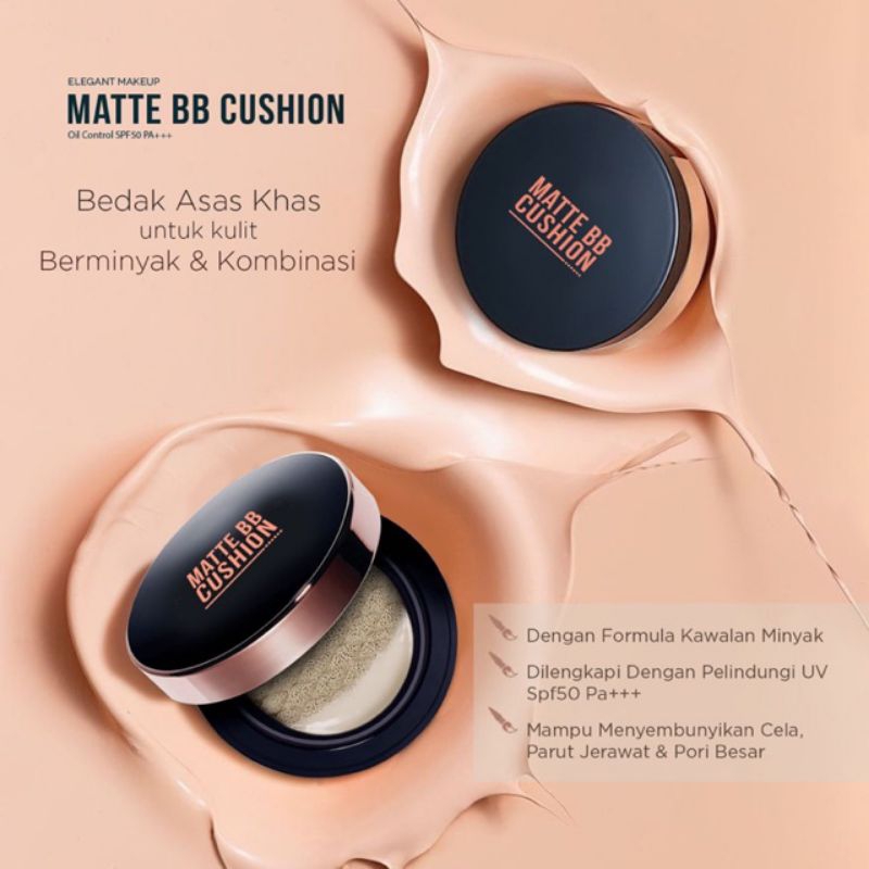 MATTE BB CUSHION OIL CONTROL SPF50 PA+++ | Shopee Malaysia
