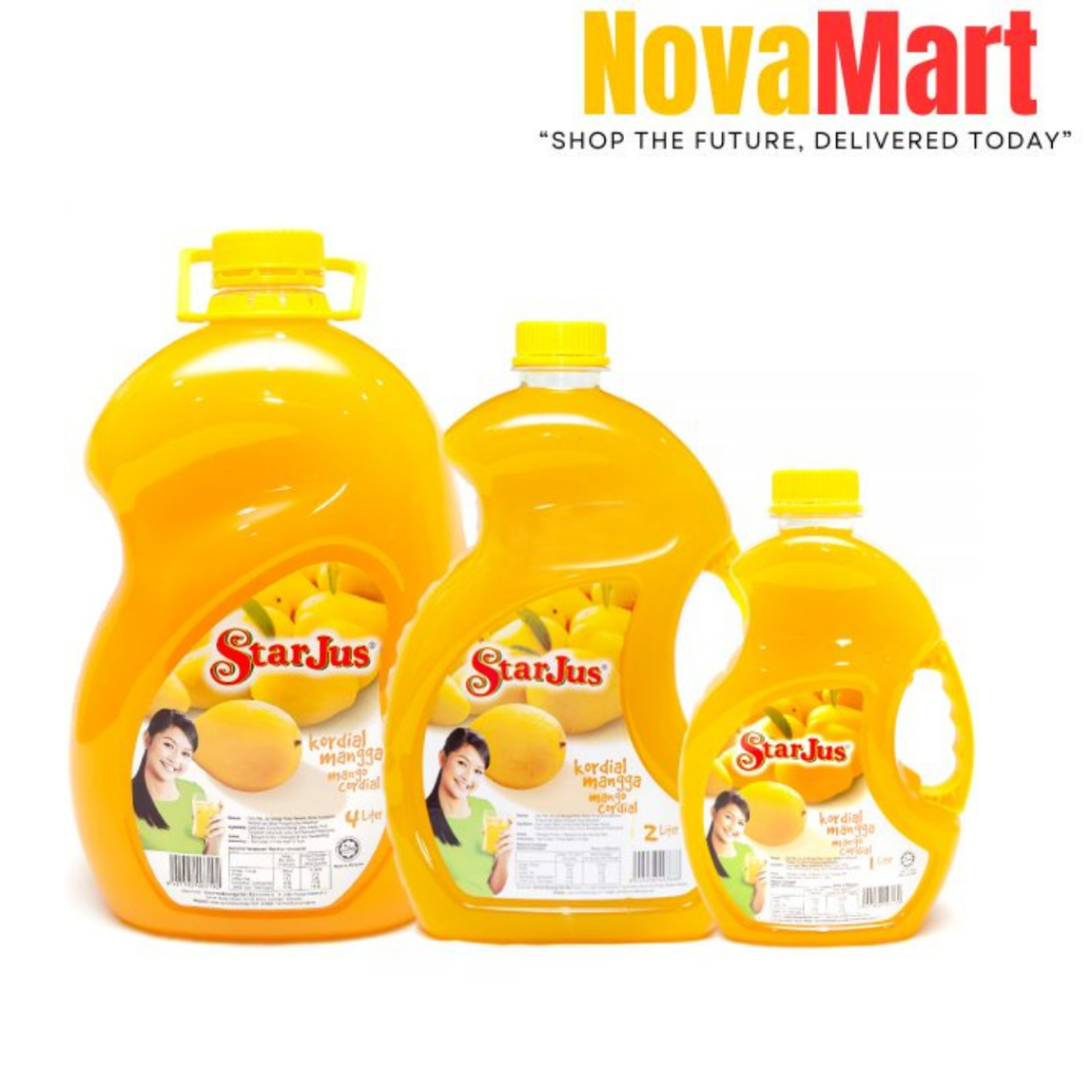 Star Jus Kordial Mangga 2L HALAL READY STOCK | Shopee Malaysia