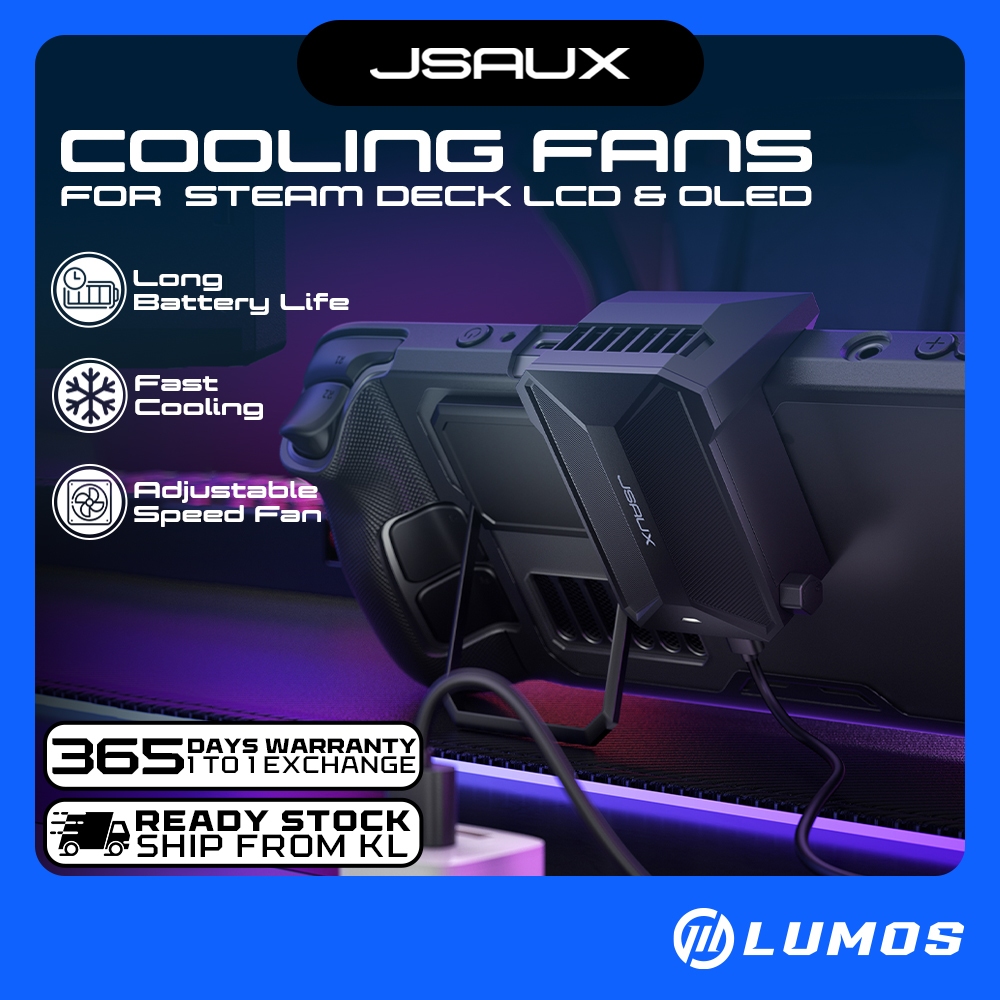 JSAUX GP0200 Cooling Fans for Steam Deck LCD & OLED Better Performance ...