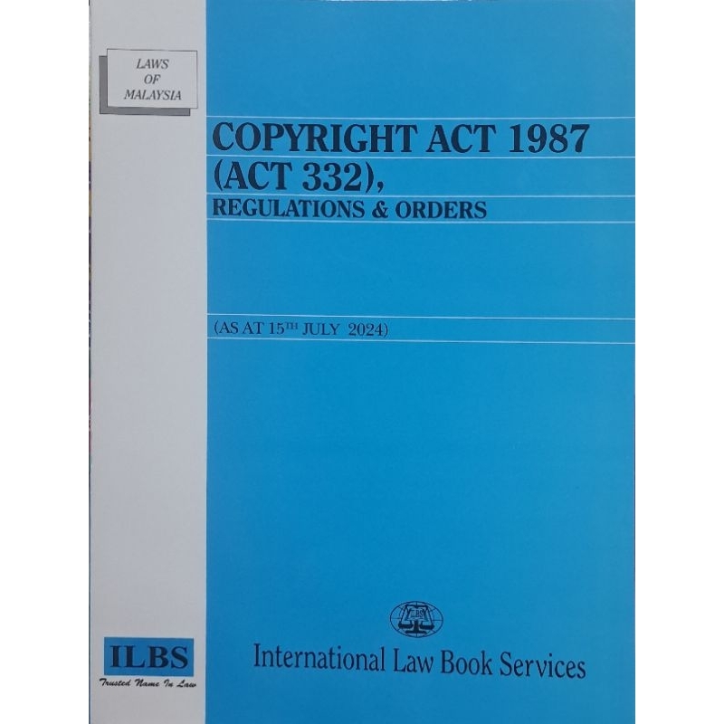 copyright act 1987 (act 332) | Shopee Malaysia