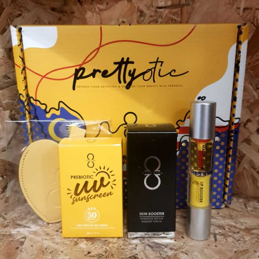 ALHA ALFA COMBO MERDEKA(SUNSCREEN,SKIN BOOSTER,DUOLIP)FOC BOX ,POCKET ...