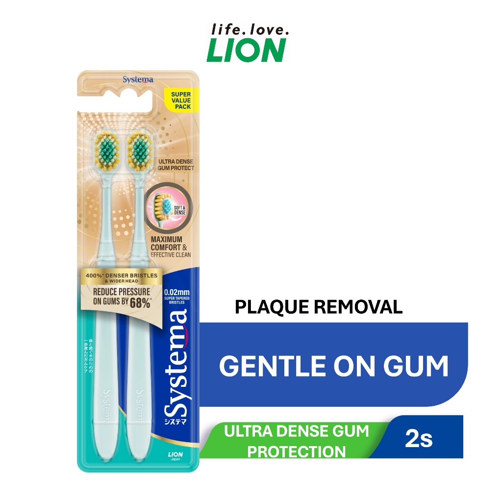 Systema Ultra Dense Gum Protection Toothbrush 2s | Shopee Malaysia