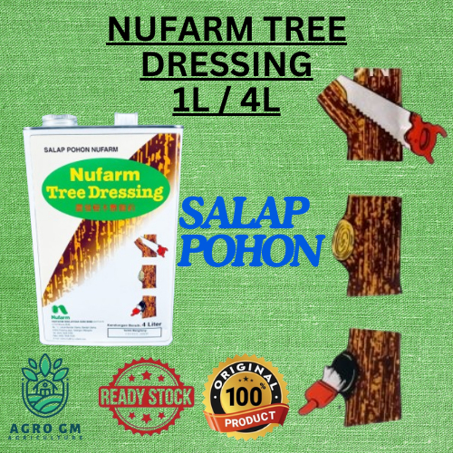 4L 1L Nufarm Tree Dressing Salap Pohon 农发树木敷伤药 | Shopee Malaysia