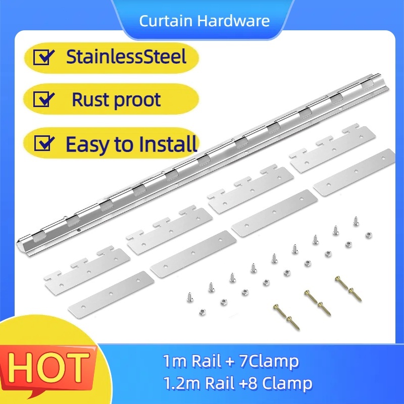 1m 1.2m curtain hanger/pvc curtain strip hanger/stainless steel curtain ...