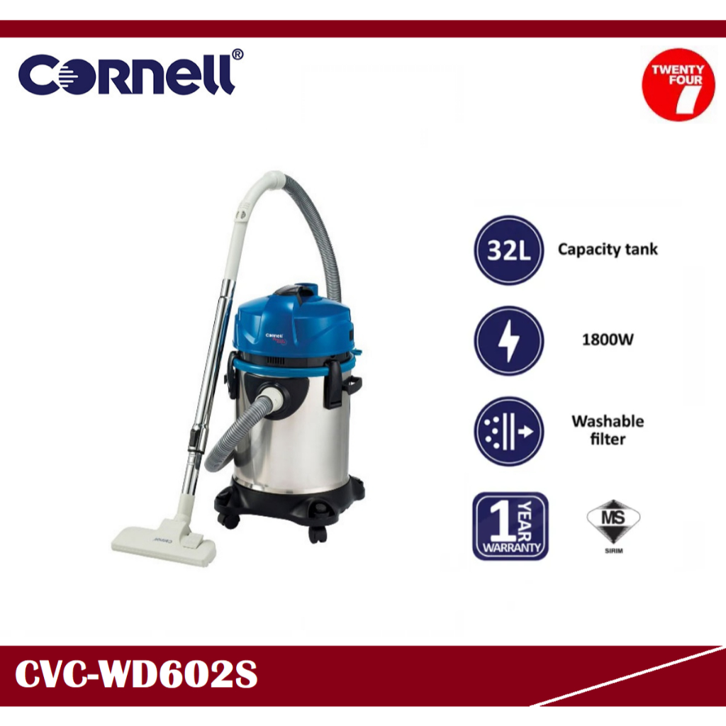 CORNELL 3-In-1 Vacuum Cleaner | CVC-WD602S | Shopee Malaysia