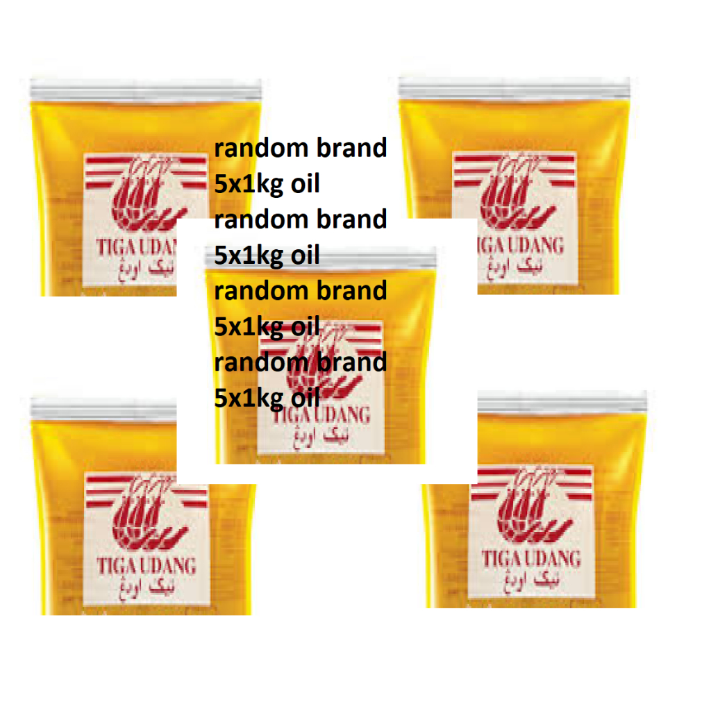 random brand 5x1kg oil | Shopee Malaysia