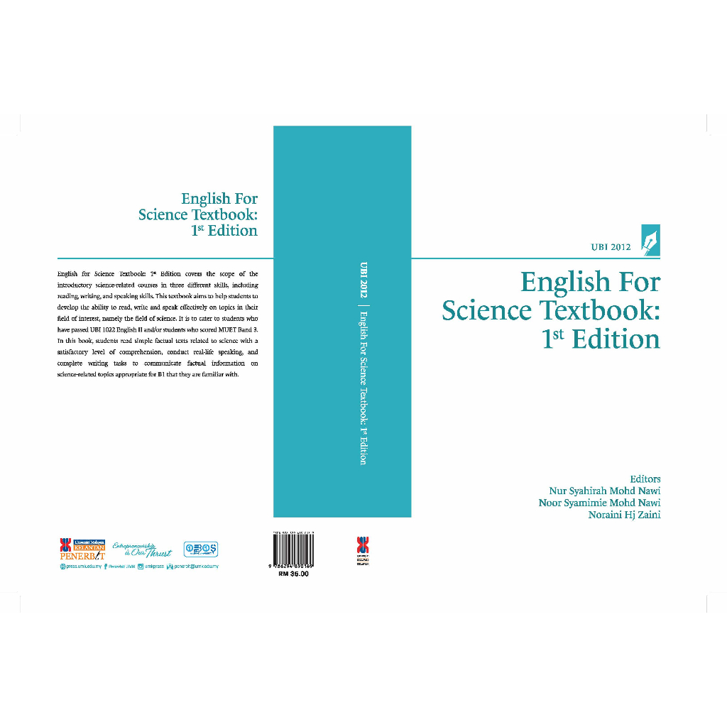 2024_English for Science Textbook: 1st Edition | Shopee Malaysia