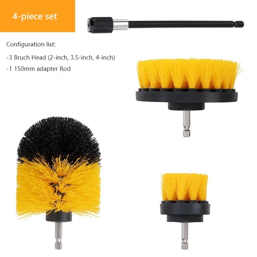 Electric Drill Brush Head Electric Cleaning Tool Set Polishing Brush ...
