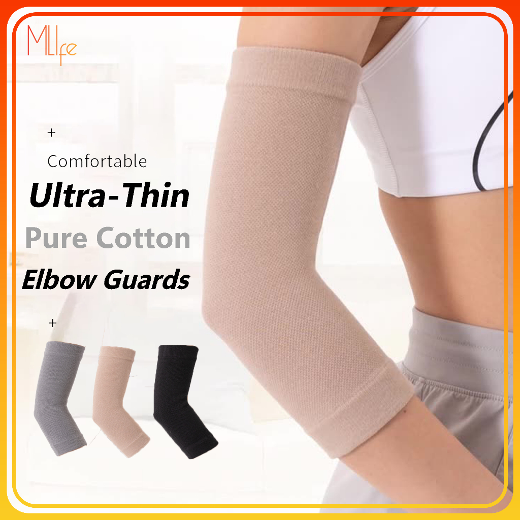 Cotton Elbow Guard/Support Sports Wrist Summer Slim Female Scar Shield ...