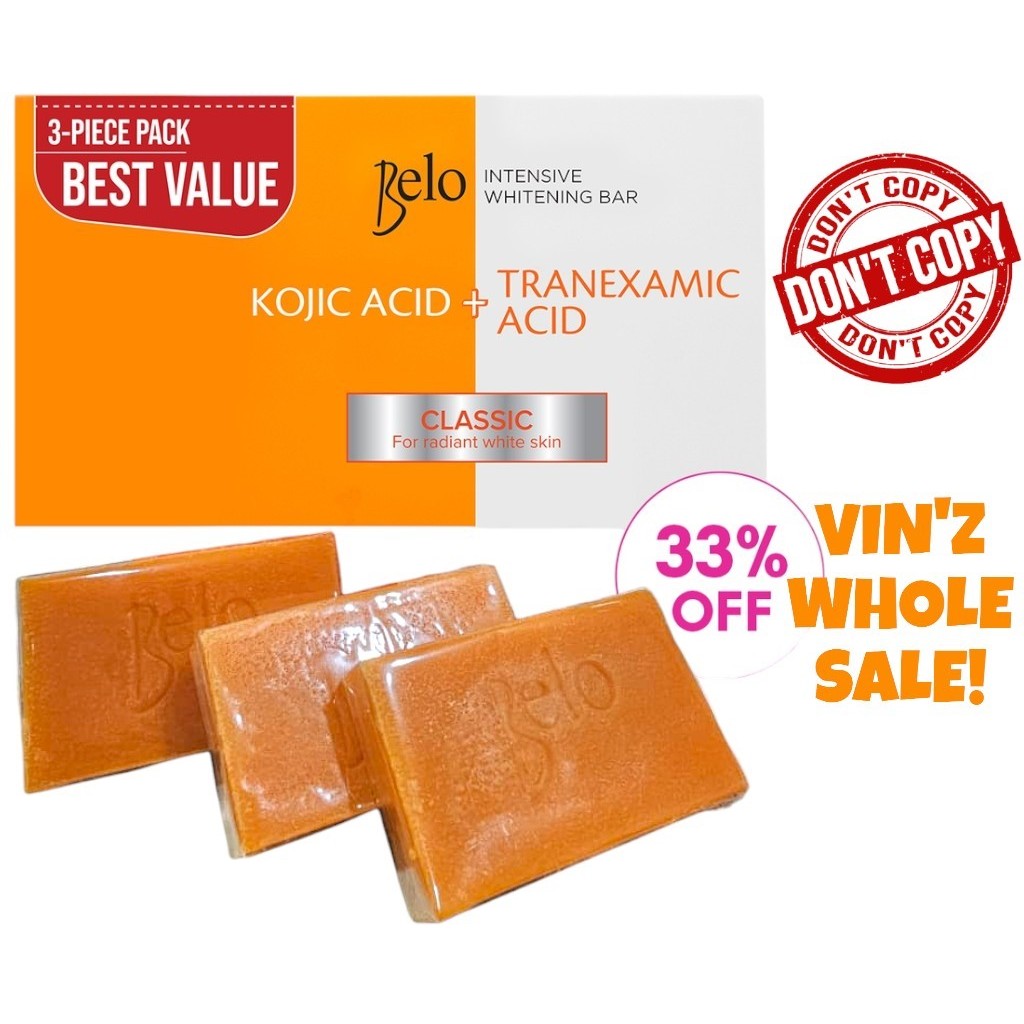 Belo Intensive Whitening Kojic Classic Soap (65gx3) | Shopee Malaysia