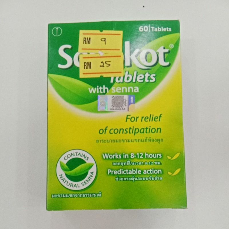 Senokot Tablets with Senna 60 tablet | Shopee Malaysia
