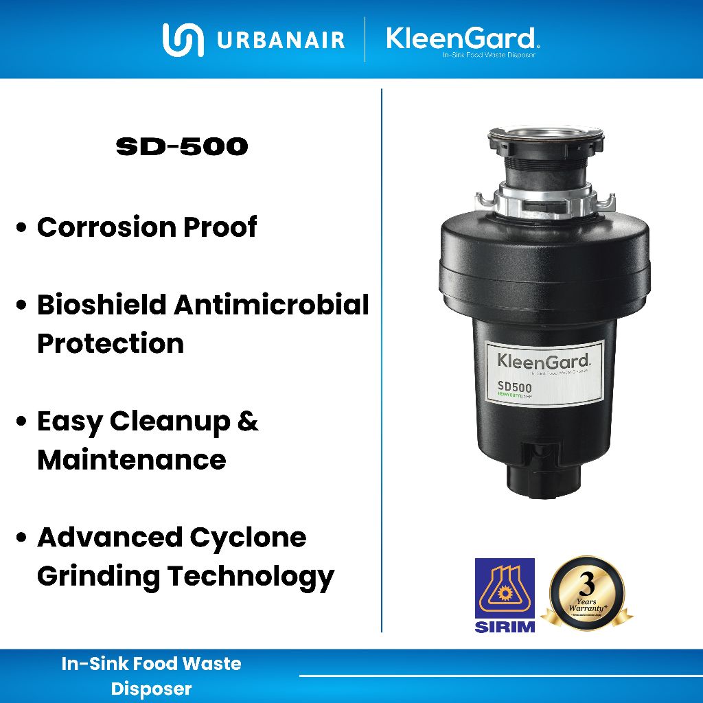 [INSTALLATION PENANG KV JB] KleenGard SD 500 In-sink Food Waste ...
