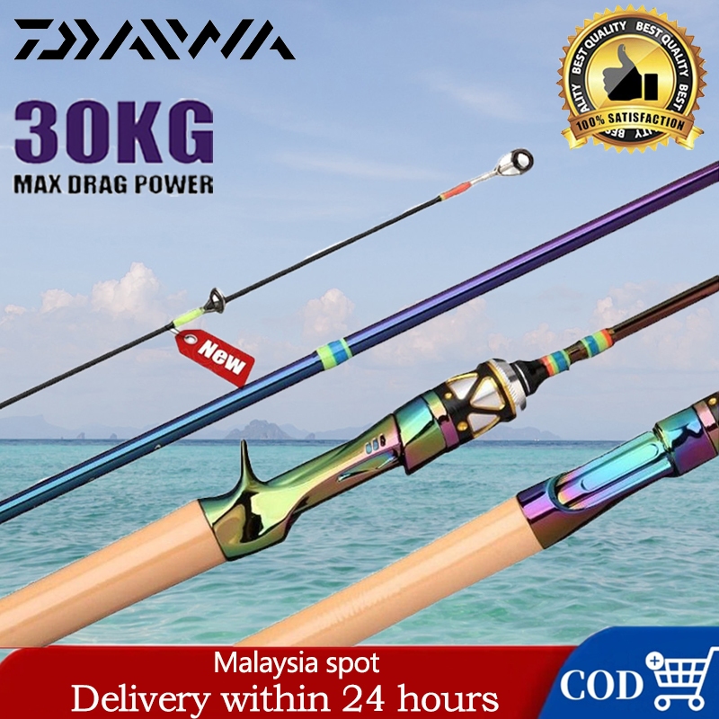 DAIWA Rod Casting Rod Joran Pancing Spinning Rod Fishing Rod UL Power Solid Carbon Lure Bc Rod ...