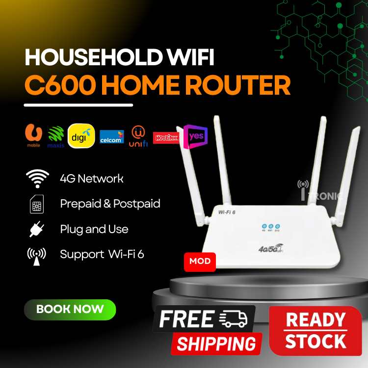 ITRONIC READY STOCK 2024🔥C600 Wifi Upgrade Version 4G CPE Wifi Router ... ITRONIC READY STOCK 2024🔥C600 Wifi Upgrade Version 4G CPE Wifi Router ...