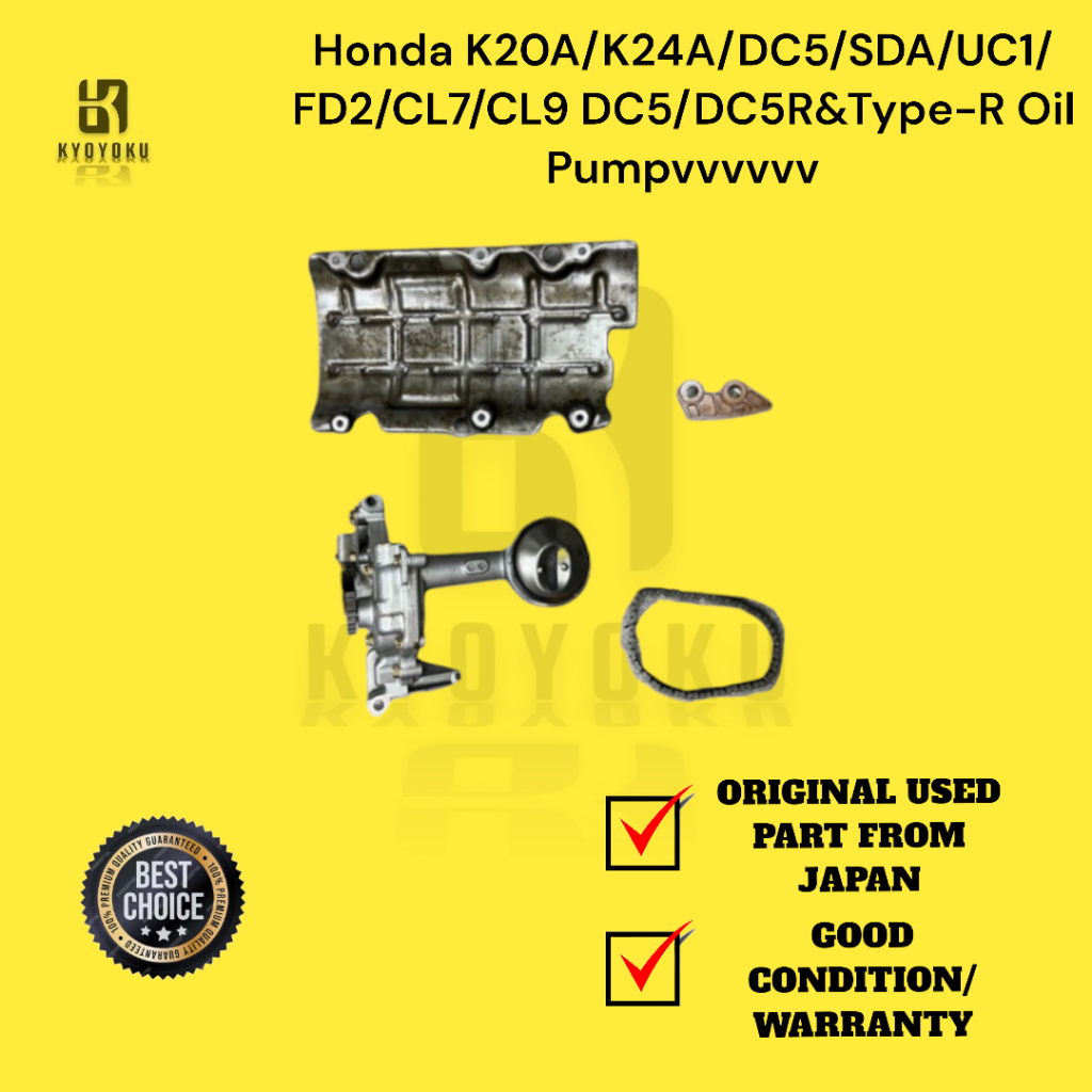 Kyoyoku-Honda DC5/DC5R&Type-R Oil Pump For K20A/K24A/DC5/SDA/UC1/FD2 ...