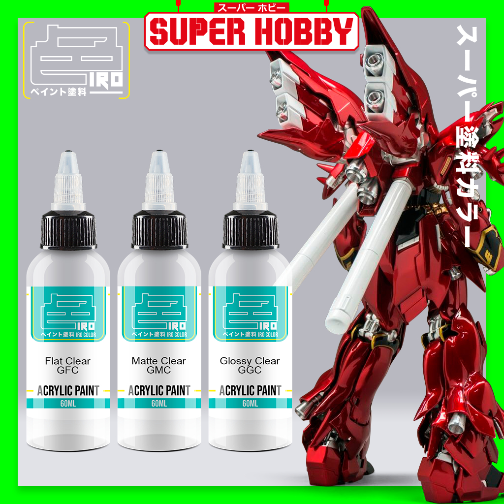 IRO Paint 60ml Gundam Color 【Top Coat Clear Series】 Japan Quality ...